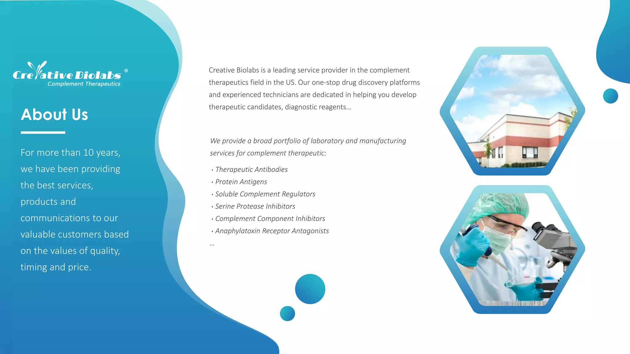 Complement therapeutics-services-brochure | PPT