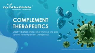 Complement therapeutics-services-brochure | PPT