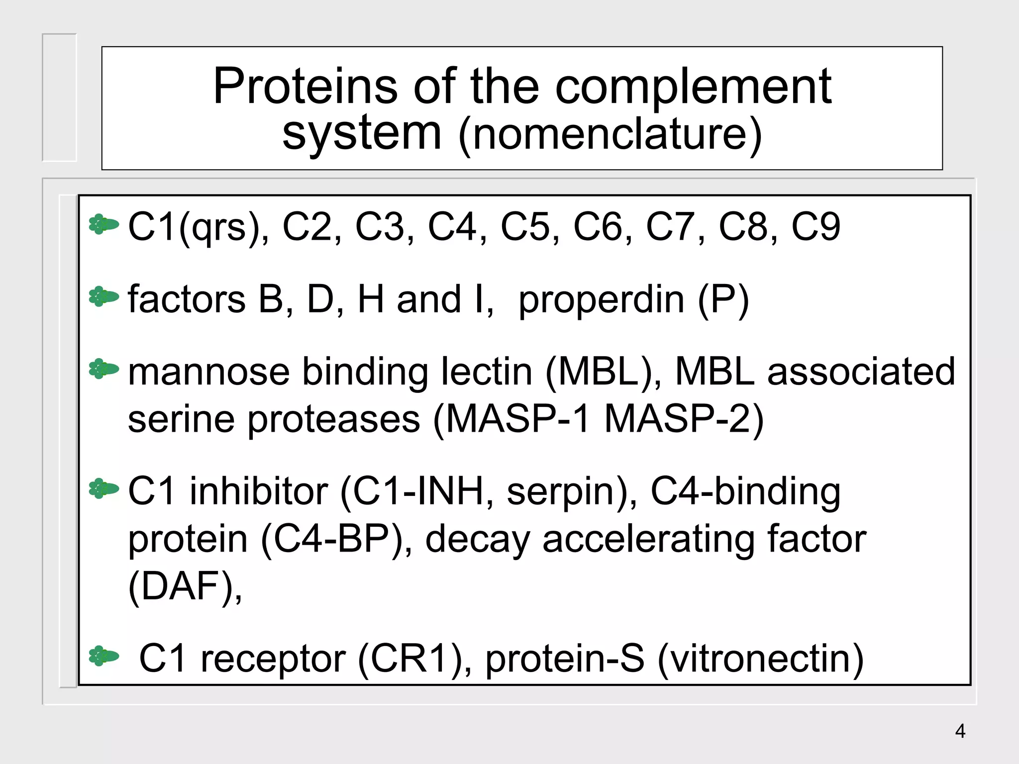 Complement 2 | PPT | Blood Disorders | Diseases and Conditions