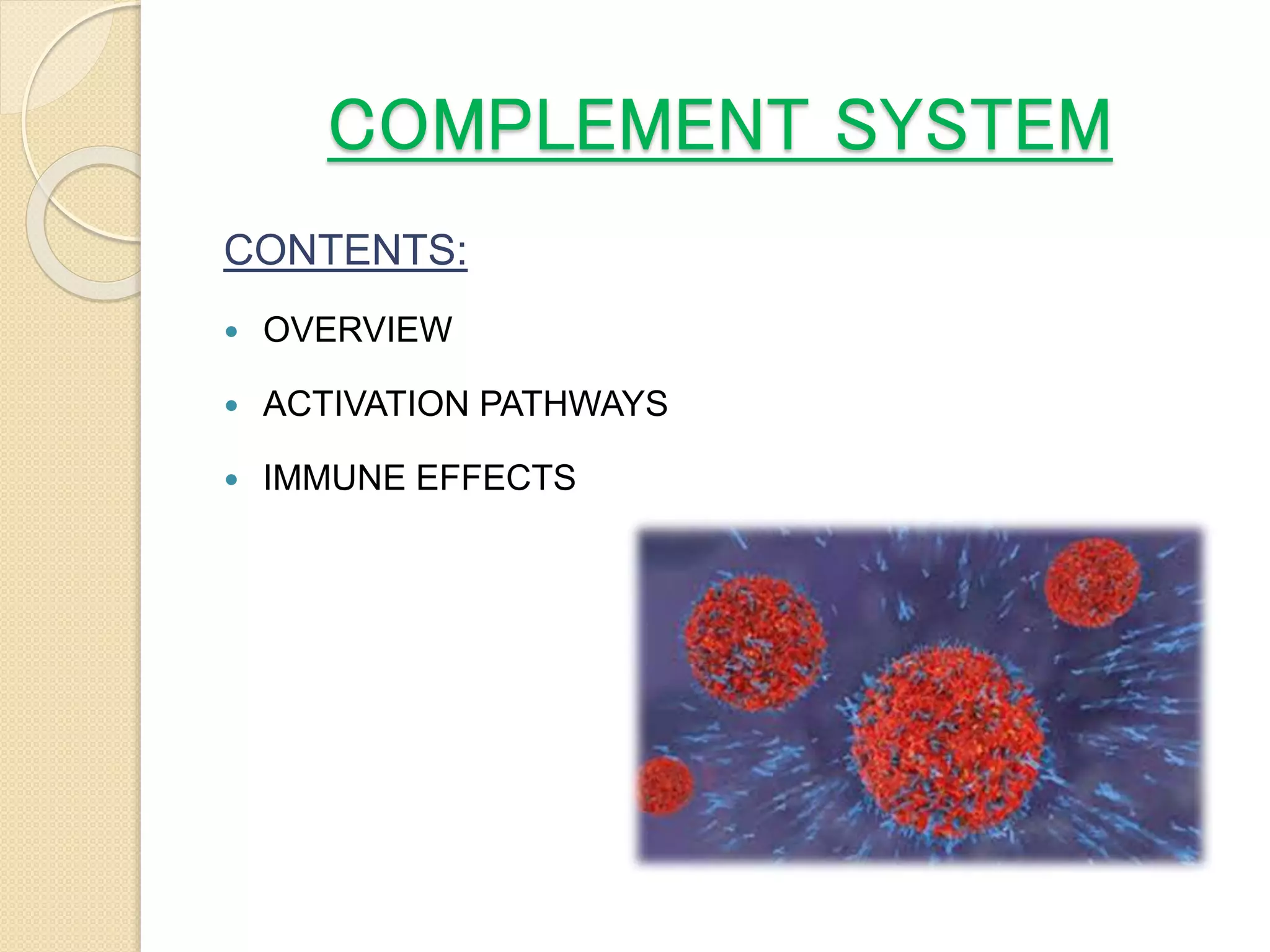 Complement and hypersensitivity | PPTX