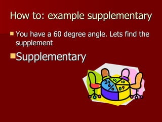 Complementary And Supplementary Angles | PPT