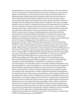 Complementary and Alternative Health Care Essay 4.docx | Holistic ...