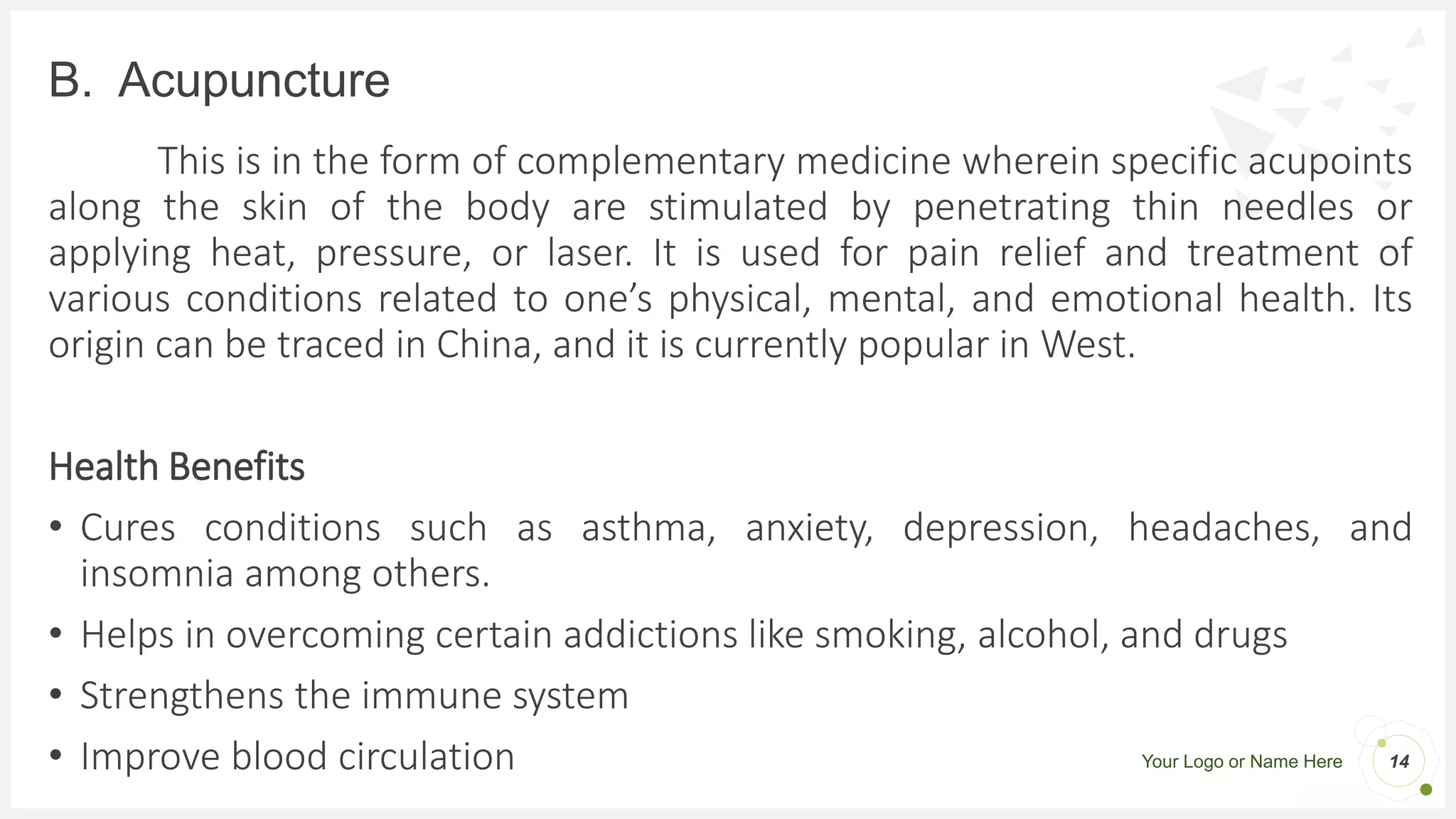 Complementary and alternative healthcare modalities | PPTX