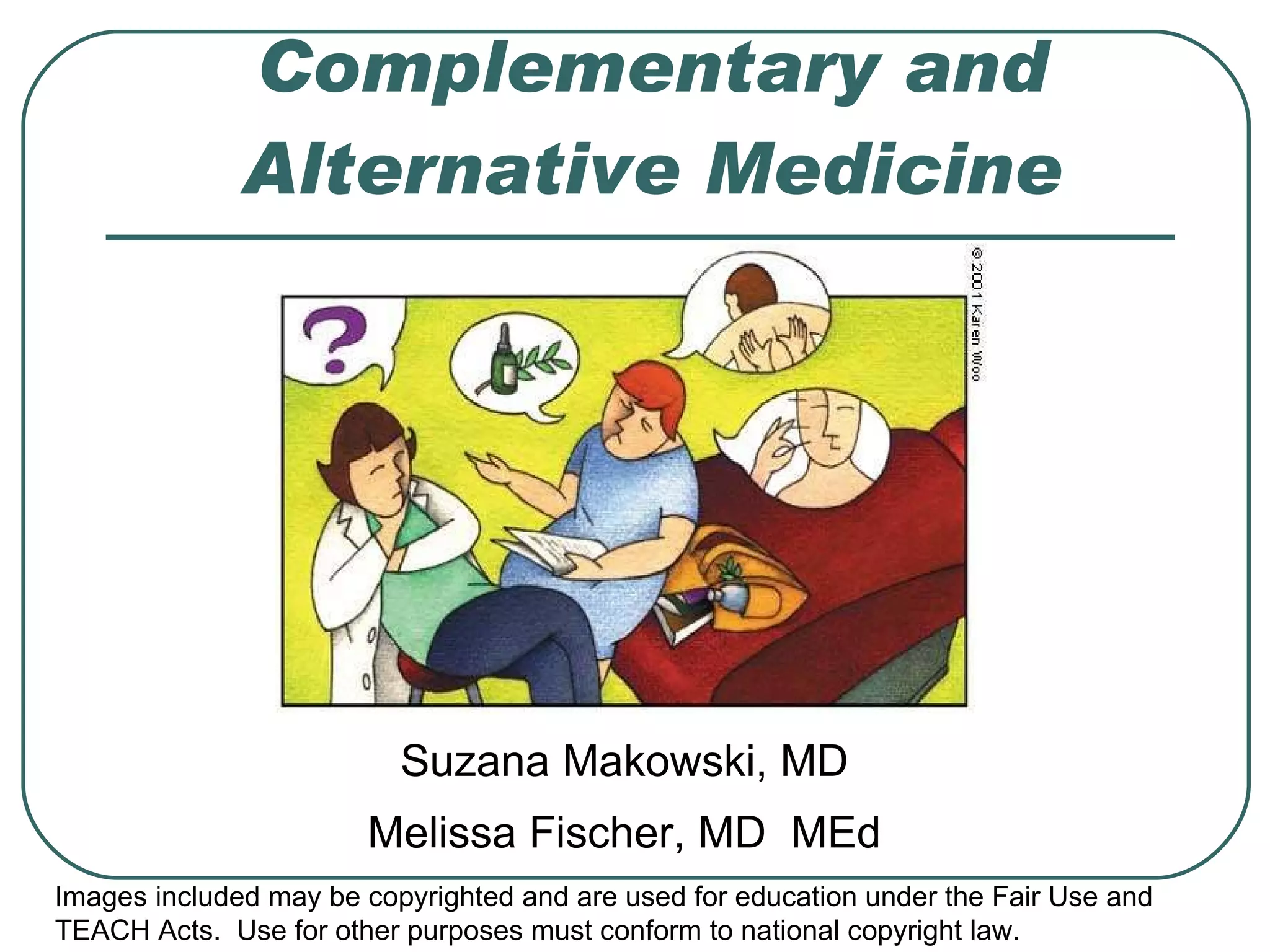 Complementary and alternative medicine | PPT