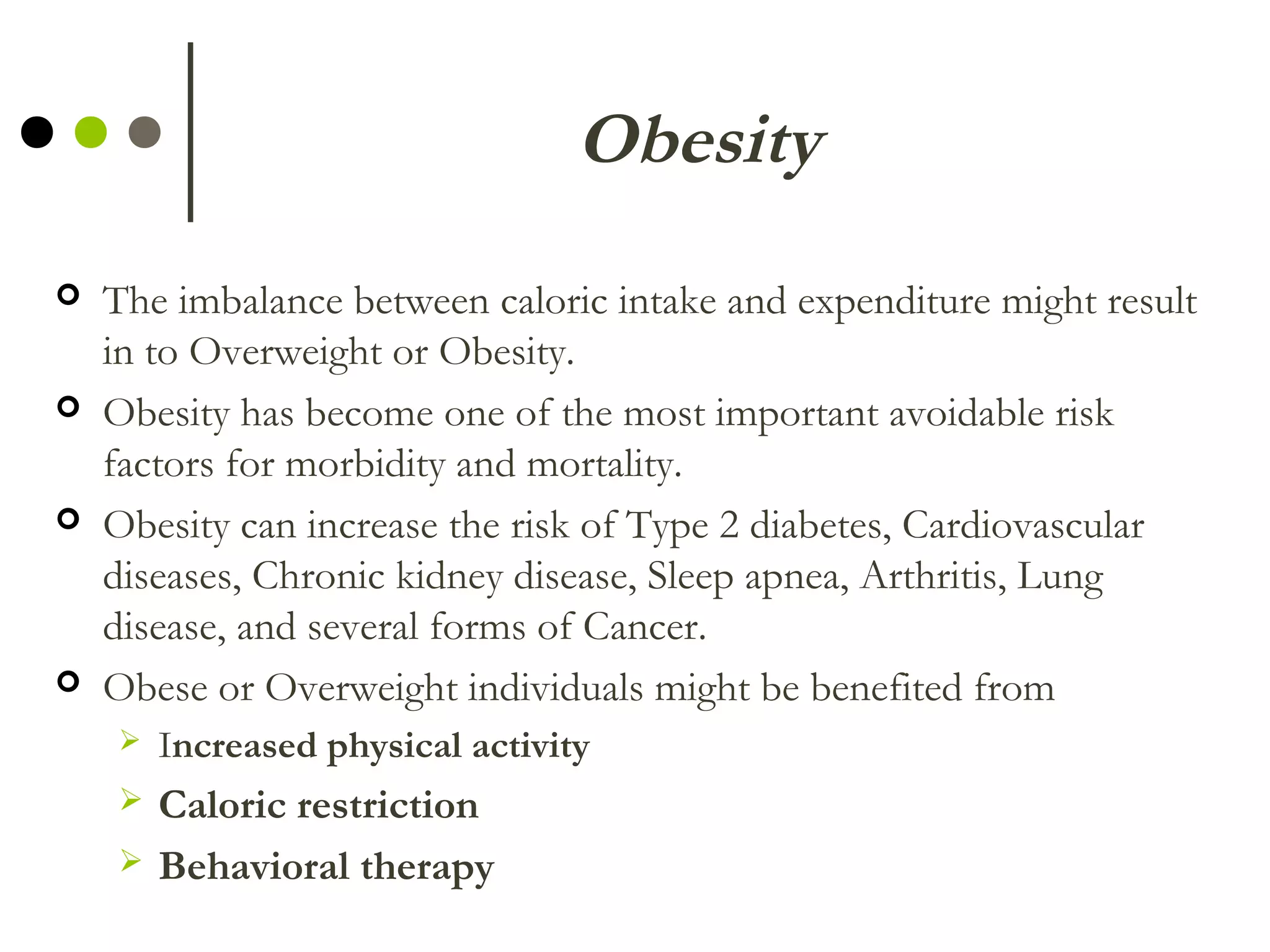 Complementary and alternative therapies for obesity | PPT