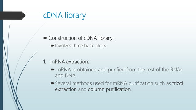 Complementary dna library | PPT