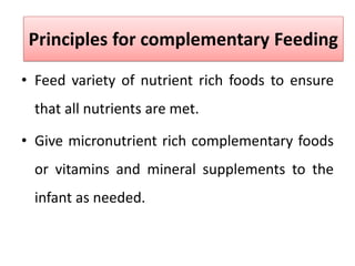 Complementary feeding | PDF