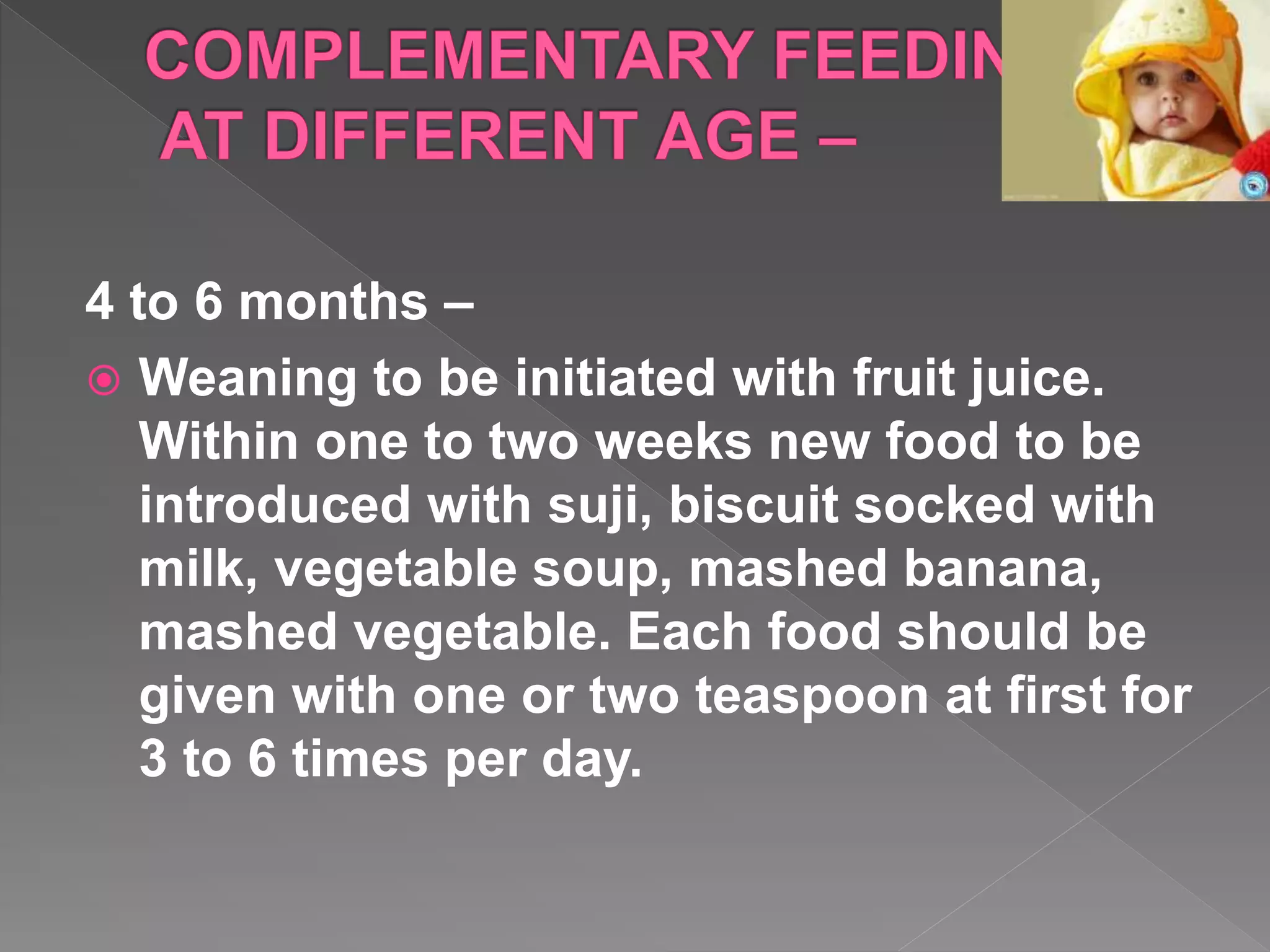 Complementary feeding ppt | PPTX