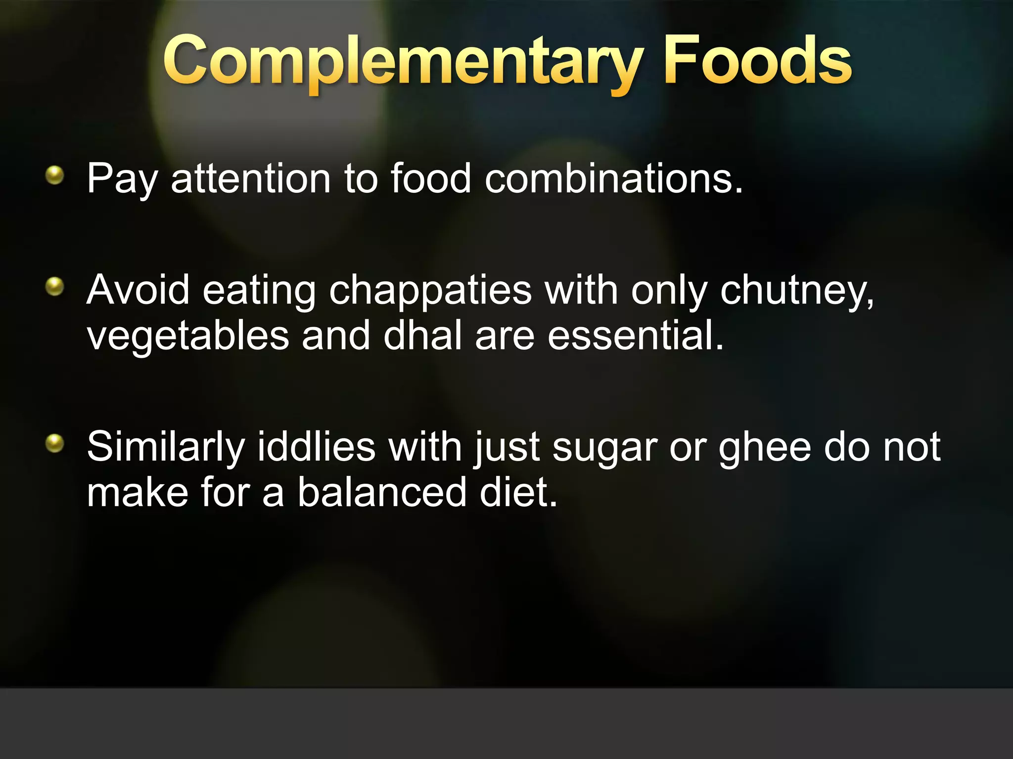 Complementary Foods | PPTX