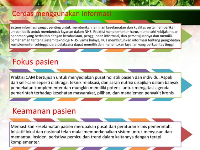 Complementary integrated medicine in conventional practice ma'ul | PPT