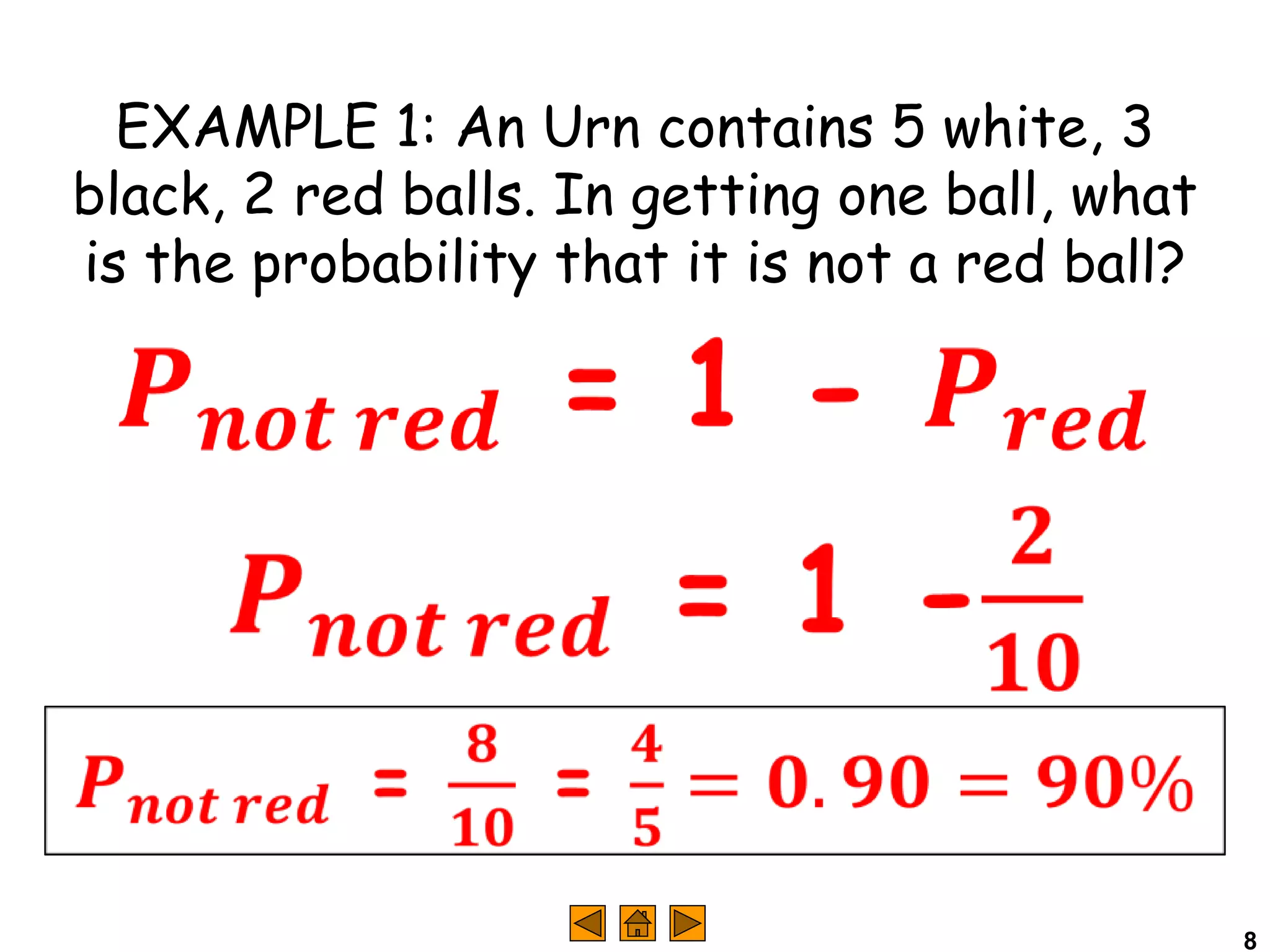 Complementary Probability | PPTX