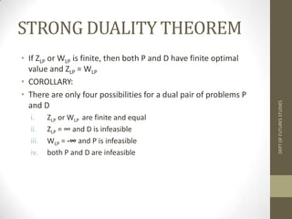 Complementary slackness and farkas lemmaa | PPT