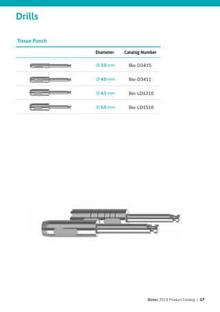 Biotec Dental Implants Kits & Tools Catalogue 2019 | PDF