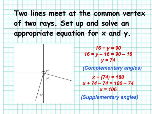 Complementary supplementary angles | PPSX | Physics | Science