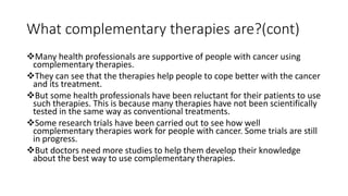 Complementary therapies in critical care.ppt