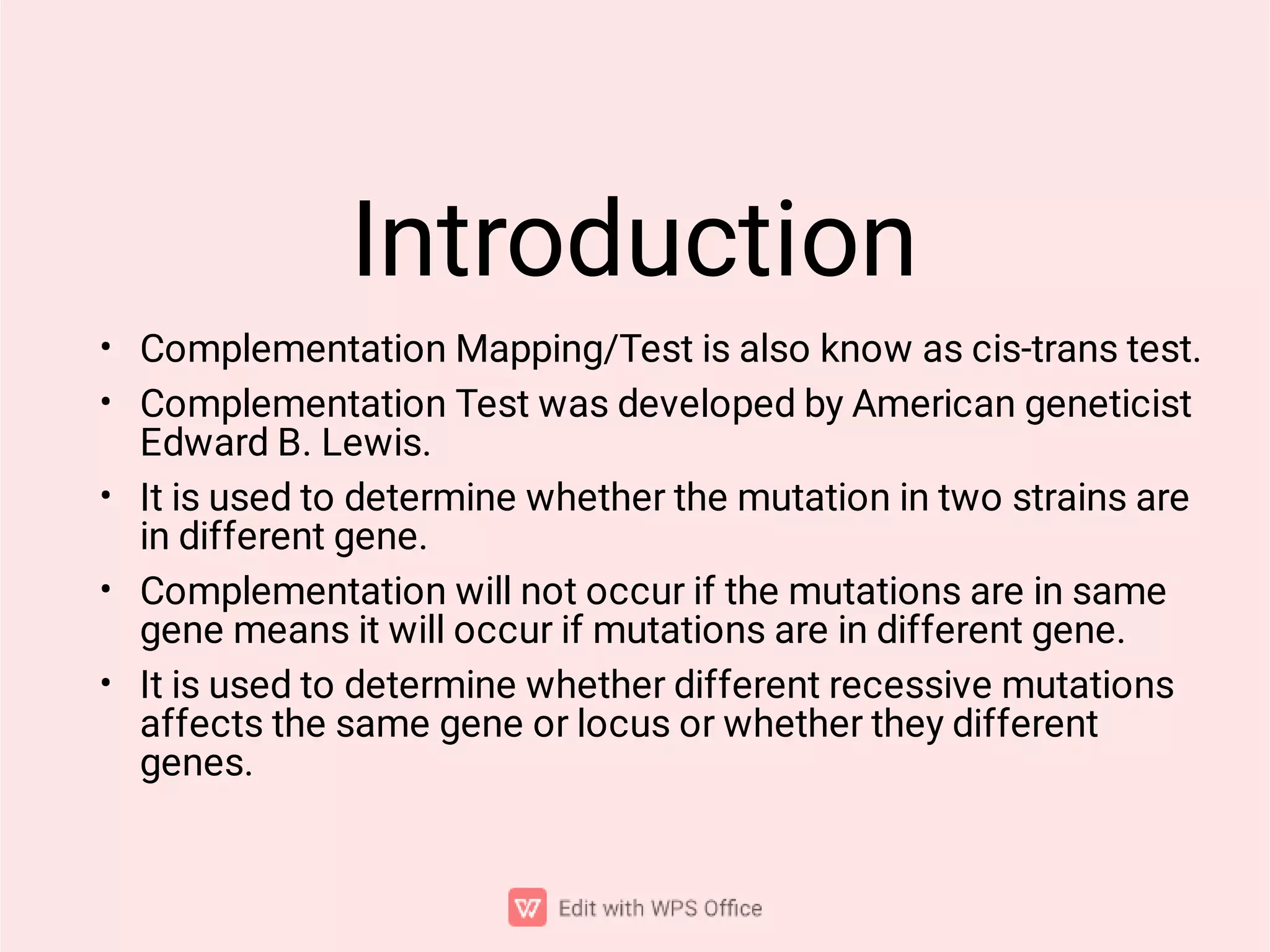 Complementation mapping and gene mapping. | PDF