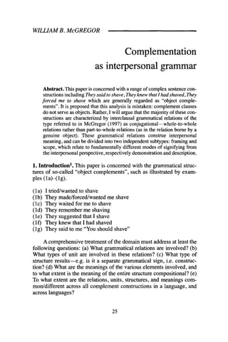 Complementation as interpersonal grammar.pdf