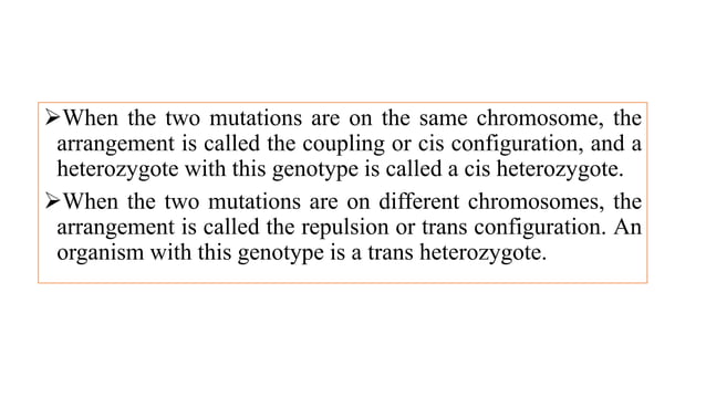 Complementation test | PPTX | Genetics | Science