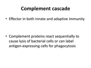 Complement cascade | PPTX