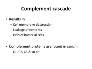 Complement cascade | PPTX