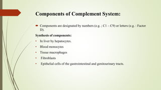 Complement & complement system | PPTX