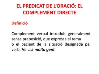 Complement directe | PPT