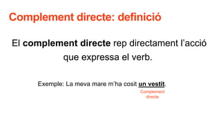 Complement directe | PPT