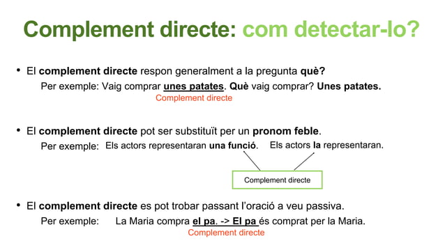 Complement directe | PPT