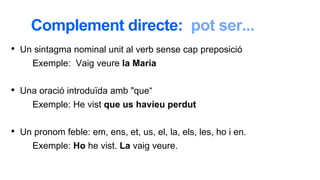 Complement directe | PPTX