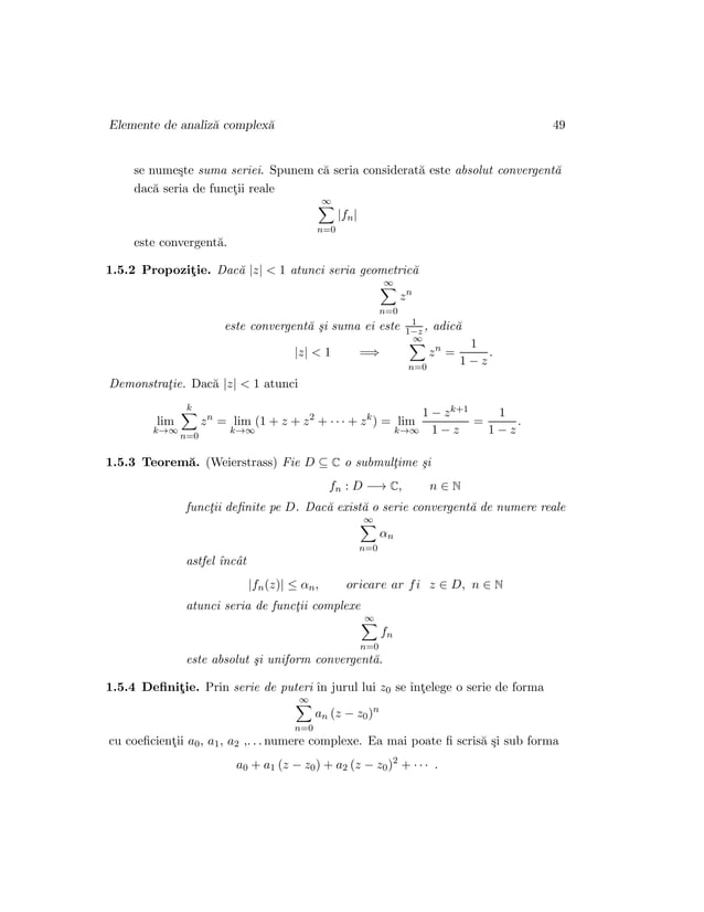Nicolae Cotfas - Complemente de matematica | PDF