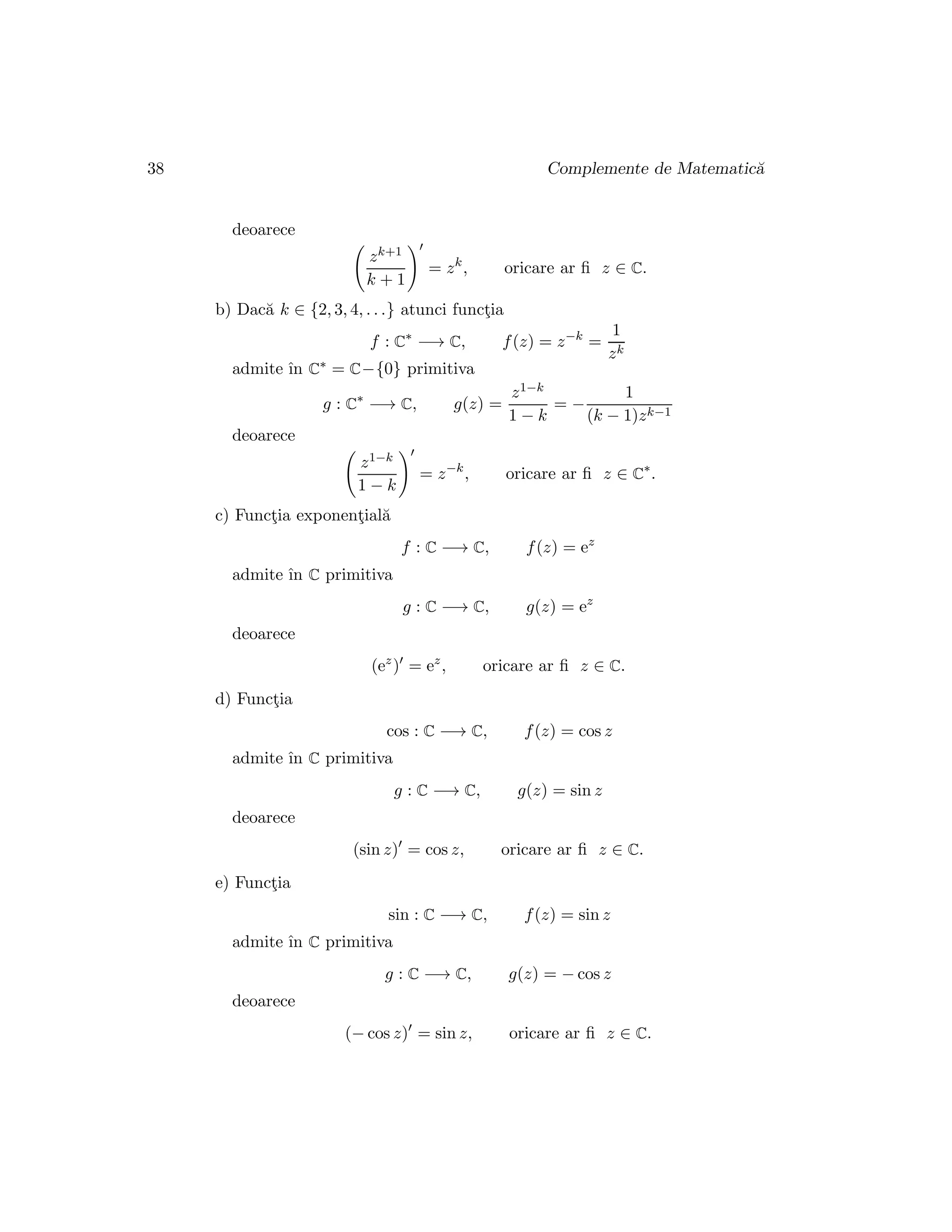 Nicolae Cotfas - Complemente de matematica | PDF