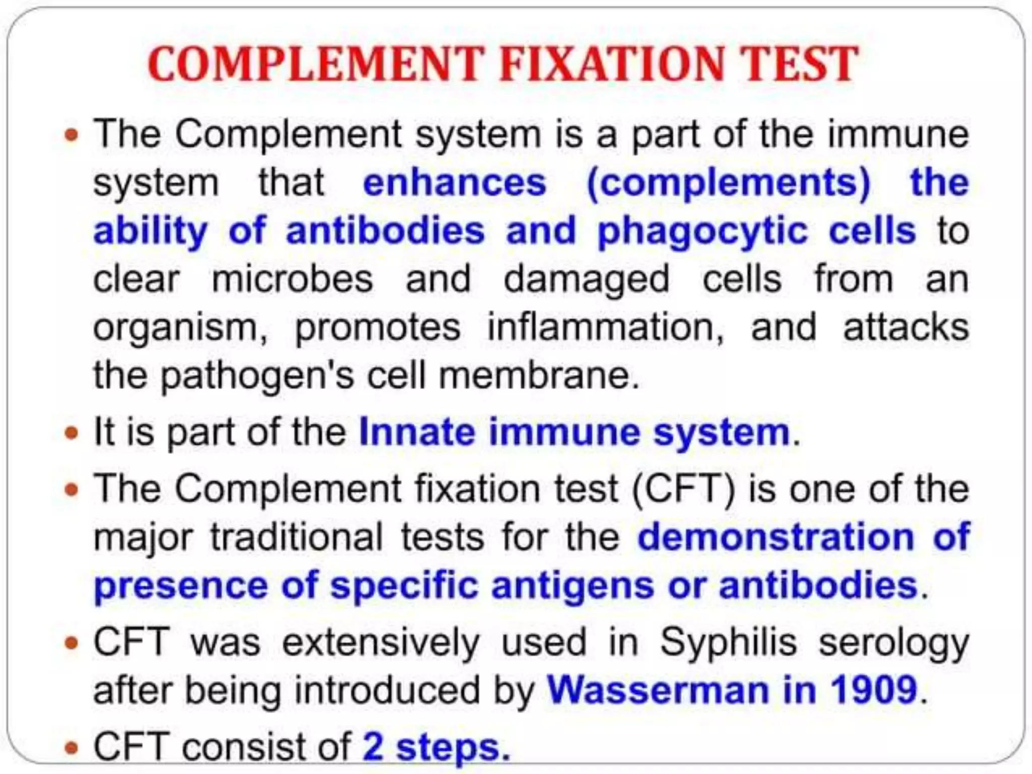 complement fixation | PPT