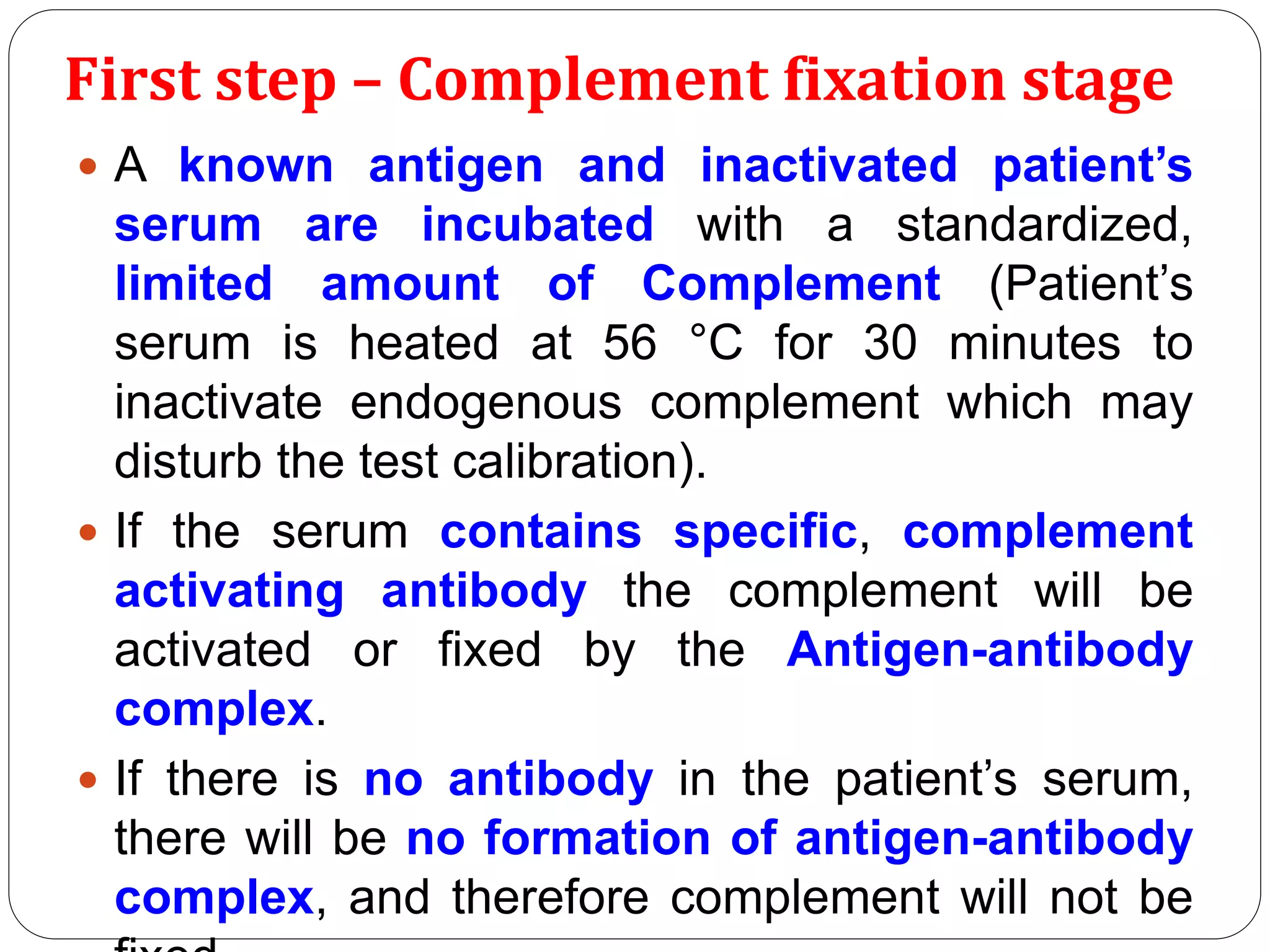 Complement fixation test (CFT) | PPT
