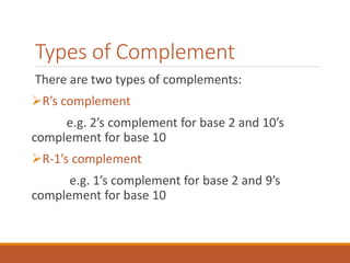 Complement in DLD | PPTX