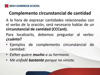 Complemento circunstancial | PPTX