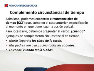 Complemento circunstancial | PPTX