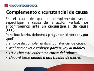 Complemento circunstancial | PPTX