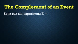 Complement of an Event-Mathematics 8tics .pptx