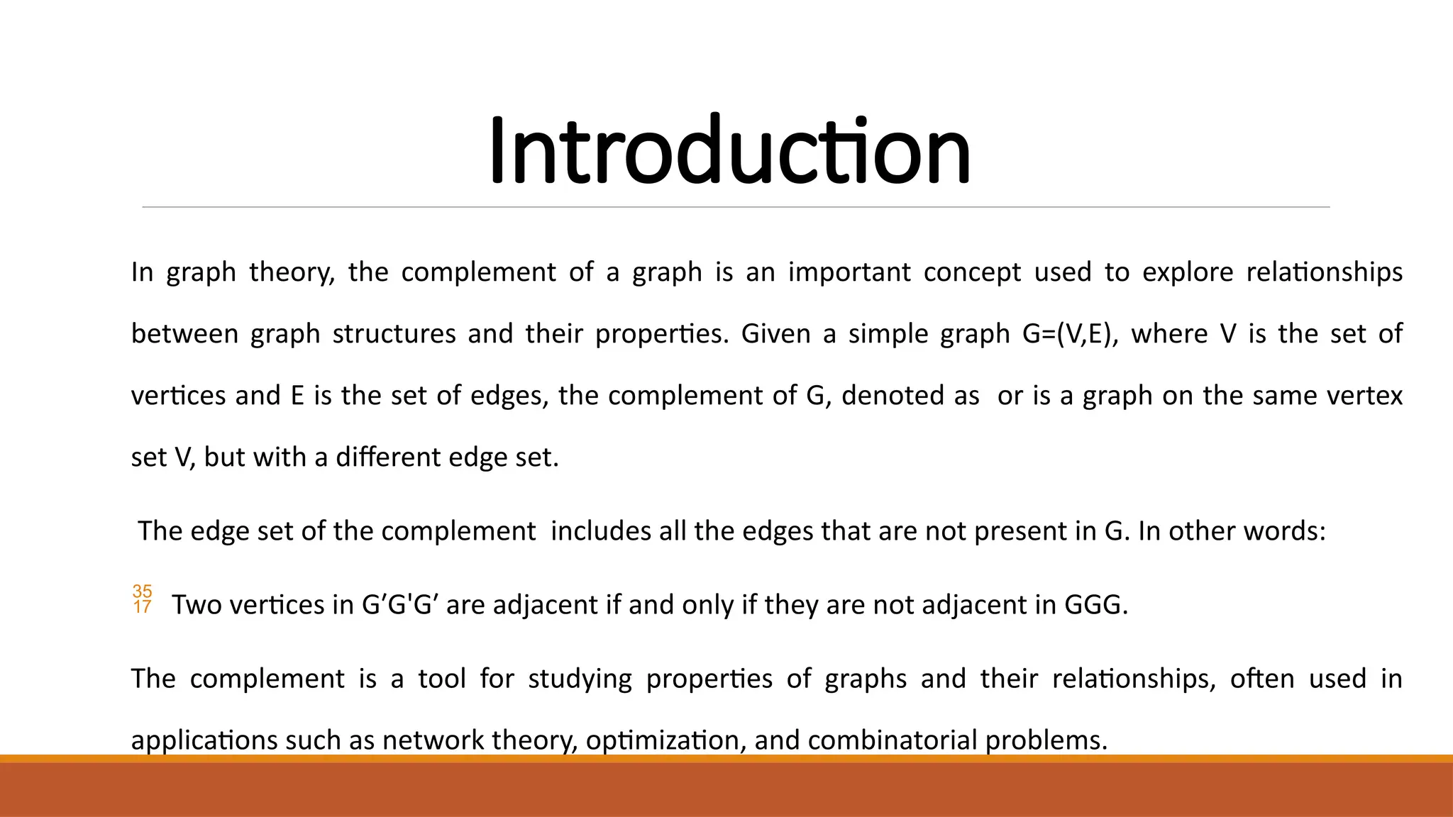 Complement of graph.pptxbgbbgbdesawertgf | PPT