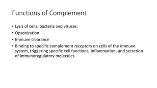 Complement pathway | PPTX