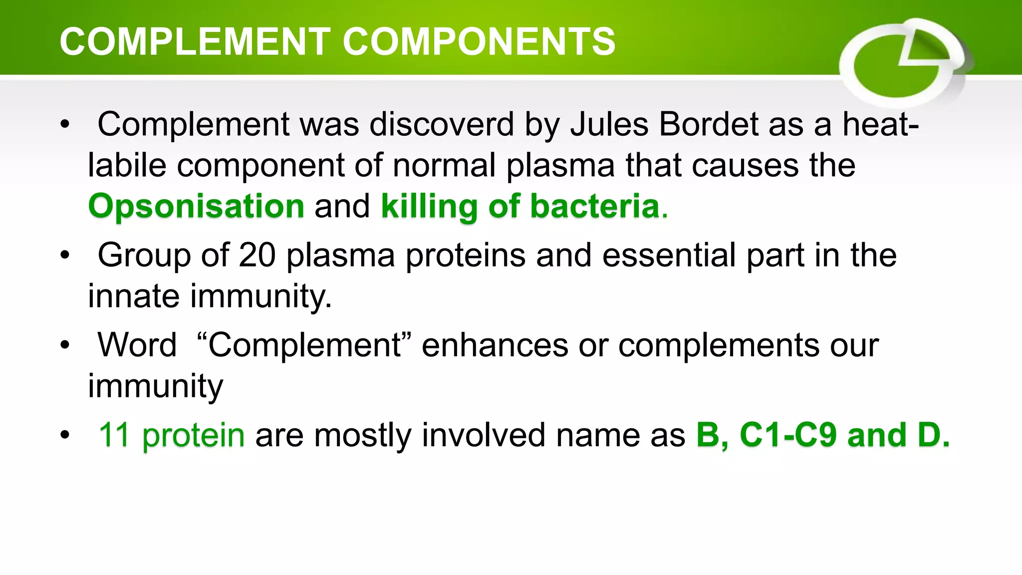 Complement pathway (mnemonic) | PDF