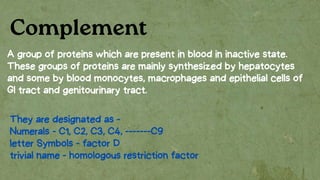 Complement Activation Pathways: Key Mechanisms in Immune Defense | PPTX