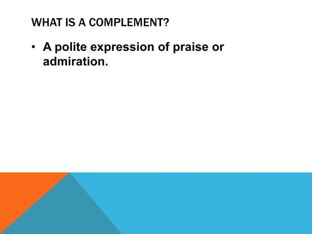 Compliments page | PPT