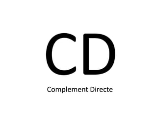 Complements verbals | PPTX