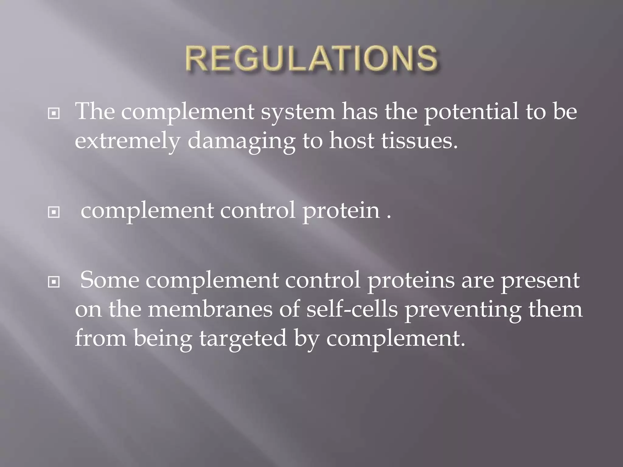 Complement system | PPTX