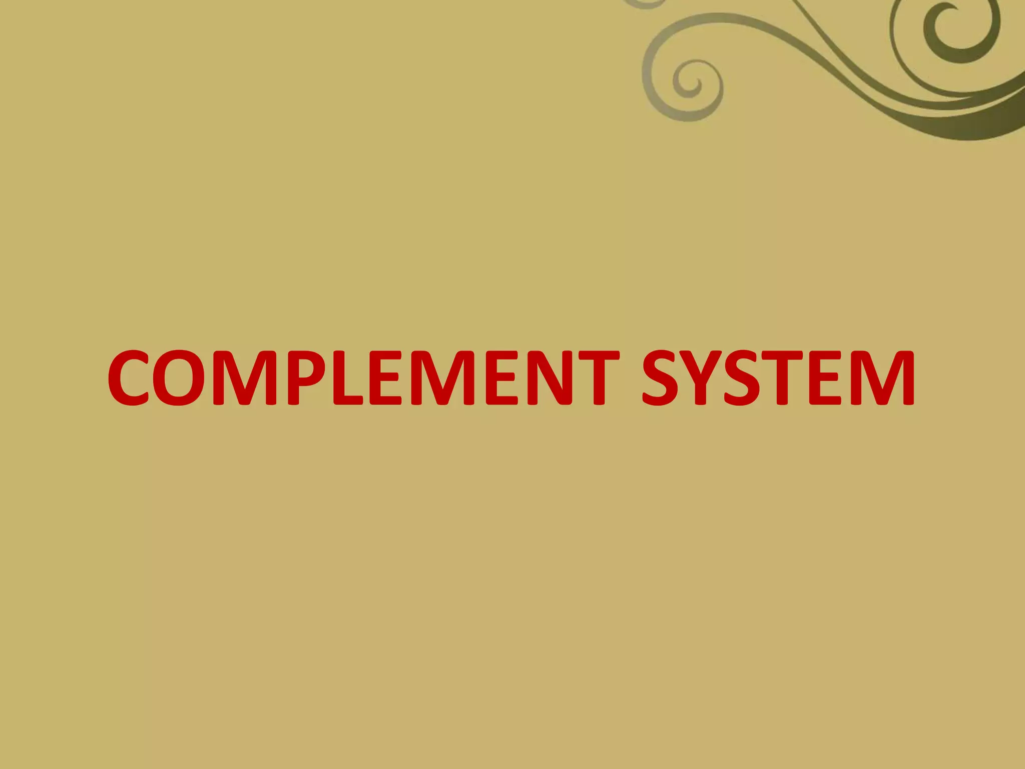 Complement system | PPT