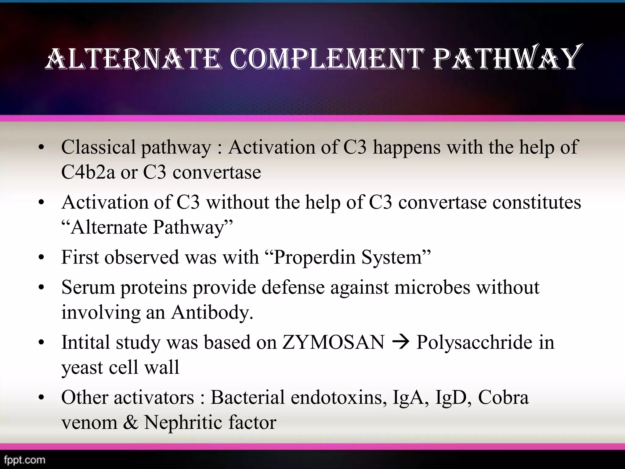 Complement system | PDF