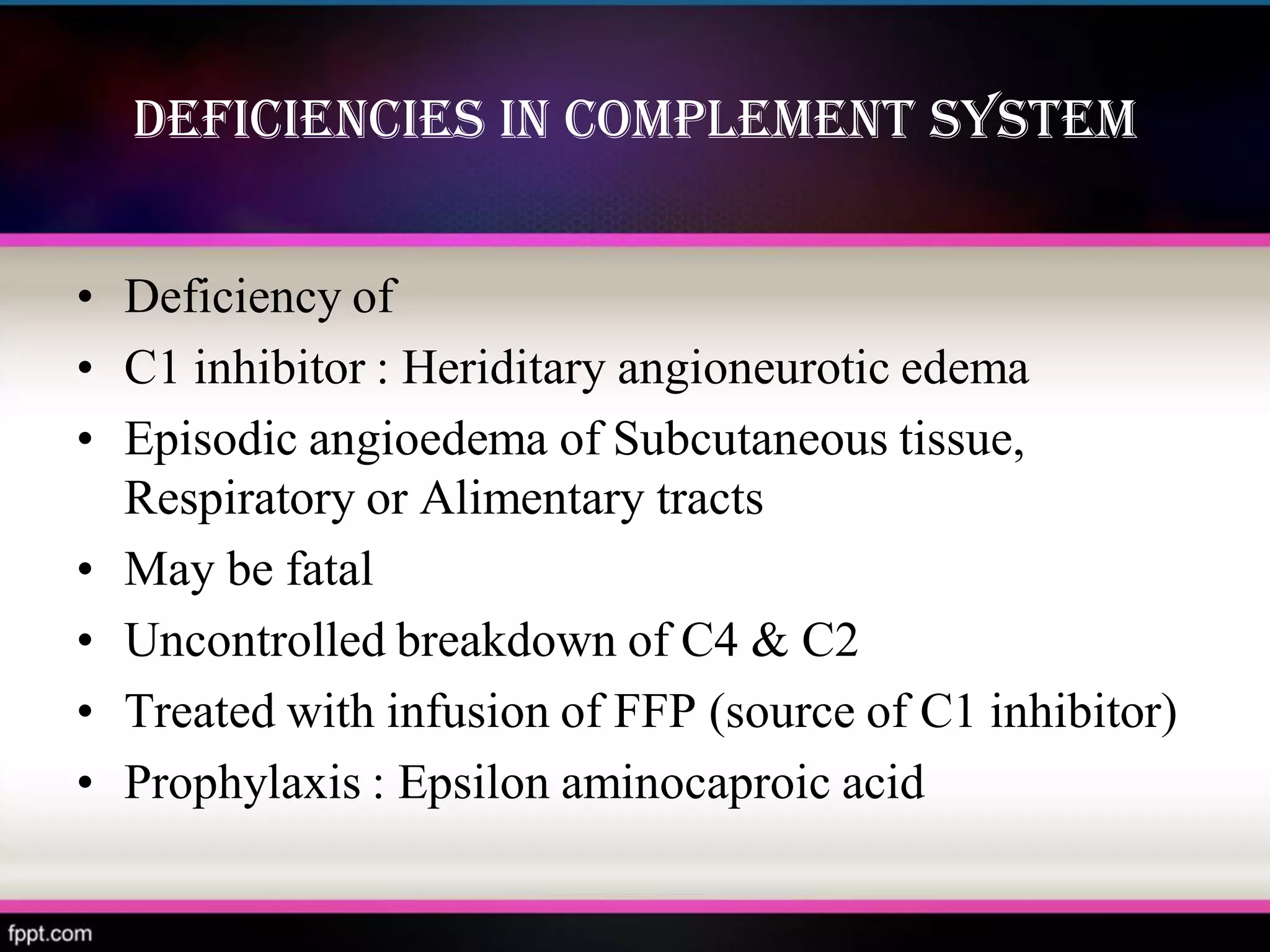 Complement system | PDF