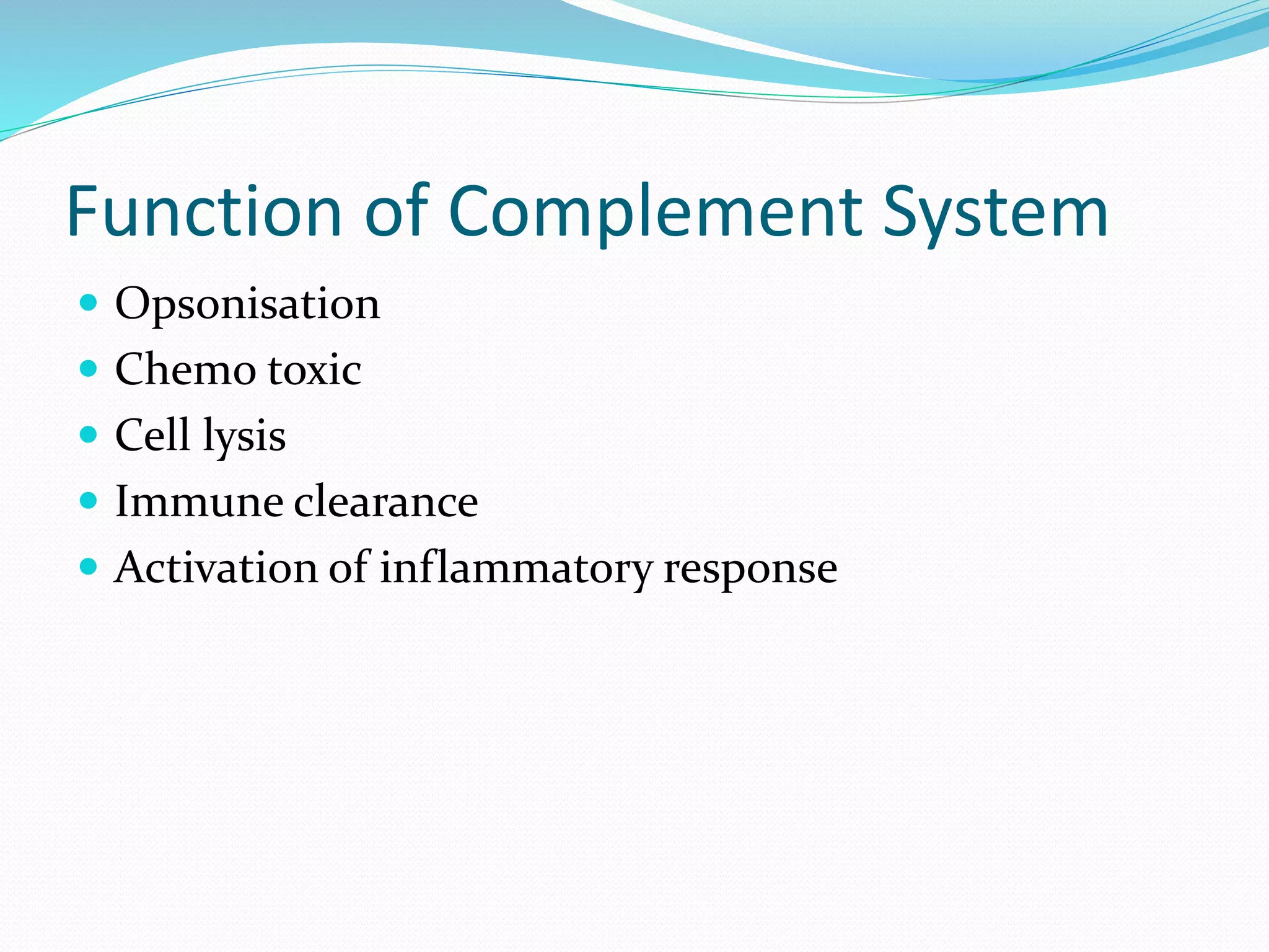 Complement system | PPT