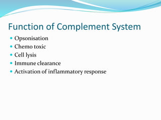 Complement system | PPT